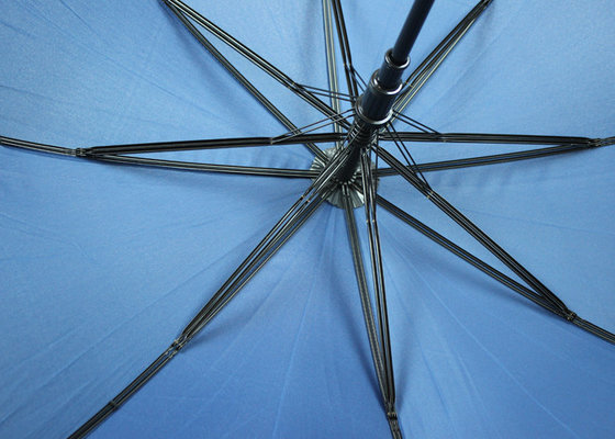 La coutume a stigmatisé les parapluies promotionnels de golf avec le tissu du pongé 190T, poignée incurvée