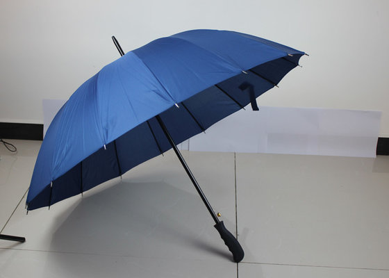 Parapluie ouvert d'automobile en plastique de poignée, grand parapluie de voyage de tissu multicolore de pongé