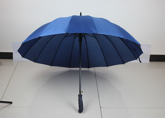 Parapluie ouvert d'automobile en plastique de poignée, grand parapluie de voyage de tissu multicolore de pongé