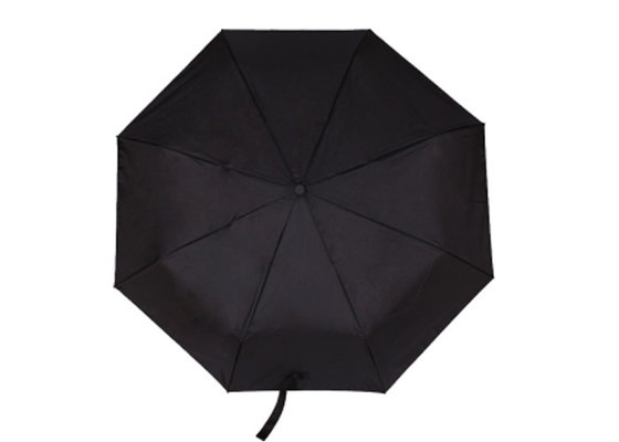 3 parapluies tenus dans la main de logo d'affaires de fois avec la poignée enduite par caoutchouc pour des adultes