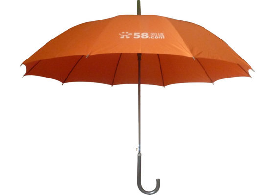 Steel Frame Business Logo Umbrellas , Windproof Golf Umbrella Uv Protection