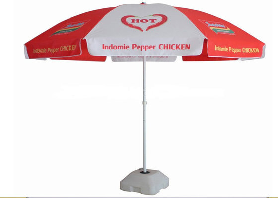 Poivrez la protection UV de parapluie extérieur de jardin de Sun de promotion avec le tissu de 210D Oxford