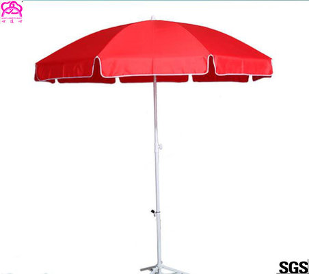 Parapluie de plage fait sur commande protégeant du vent pliable avec le cadre en acier de peinture blanche