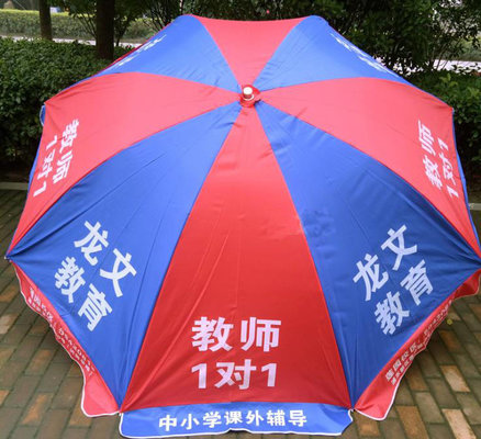 Ultra-violet - rendez le tissu résistant des parapluies 210D Oxford de publicité extérieure de plage