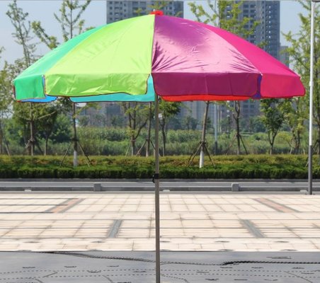 Promotion annonçant le parapluie de plage de Sun de parasol du polyester 190T