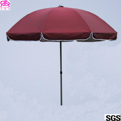 Parapluie de Sun extérieur de belle plage promotionnelle avec la taille faite sur commande
