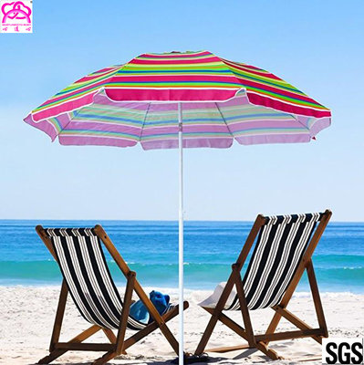 L'abri portatif de parapluie de plage de Sun de patio du voyage 7FT avec portent le sac