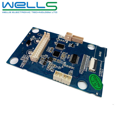 Blue IPC Class2 PCBA PCB Assembly Immersion Gold / HASL Surface Finishing