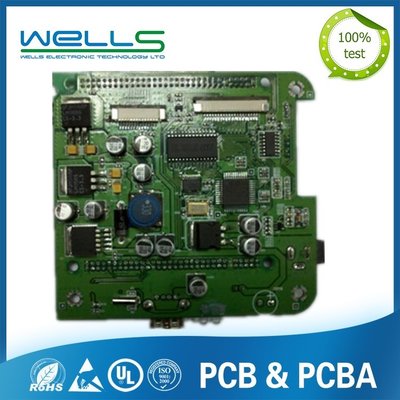 Customized SMT PCB Assembly UL RoHS Certificated FR4 Base Material
