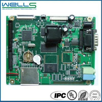 Industrial Equipment Processor PCBA PCB Assembly 4 Layers FR4 Pcba IPC2 Green Solder Mask