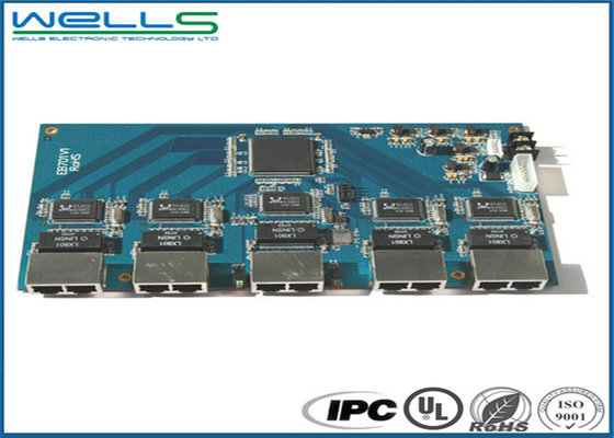 Industrial pcb PTH25um manufacturing of multilayer 1oz FR4 High TG ENIG IPC-6012D