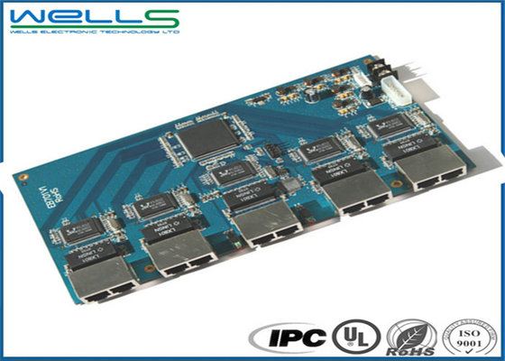 Industrial pcb PTH25um manufacturing of multilayer 1oz FR4 High TG ENIG IPC-6012D