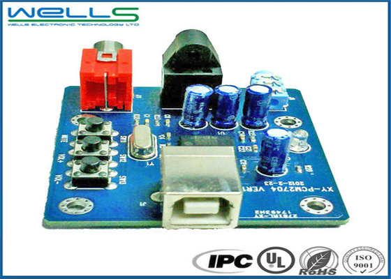 PCBA PCB Assembly manufacturing of multilayer 1oz FR4 High TG ENIG IPC-6012D