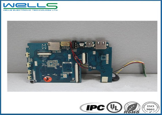 穴PCB SMTアセンブリPCBAを通した耐久の習慣のプリント基板6つの層