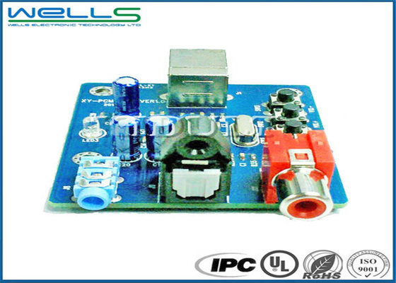 FR4基材PCBA PCBアセンブリ電子回路板は4つの層をカスタマイズしました
