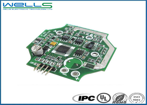 Fr4 4 Layer PCB Assembly Prototype Green / Black Color 1.6MM Board Thickness