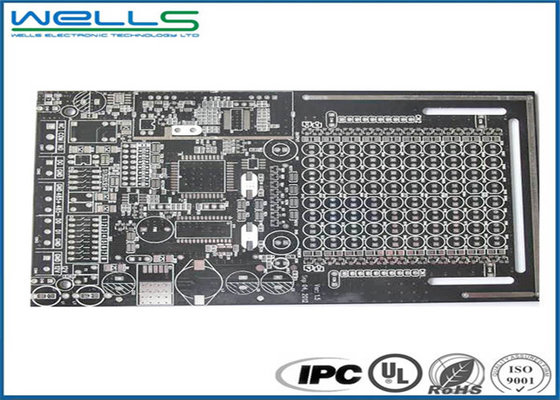 2 Layer IPC Prototype PCB Assembly FR4 Base Material With HASL Surface