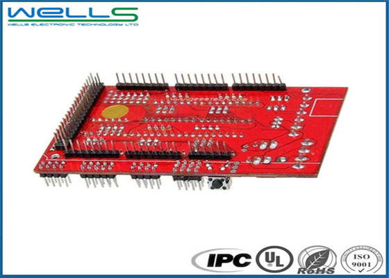 Red Solder Mask Turnkey PCB Assembly IPC 6012D With ENIG Surface Finish