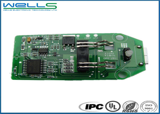 3OZ Copper Automotive PCB Assembly Green Solder Mask 1.6MM Board Thickness