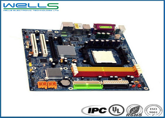 Custom Electric Circuit Board , Blue Multilayer PCB Assembly With Turnkey Service