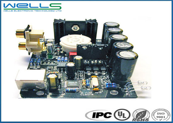 FR4 Blue 1.0mm Custom Circuit Board Assembly With OEM/ODM/EMS Services