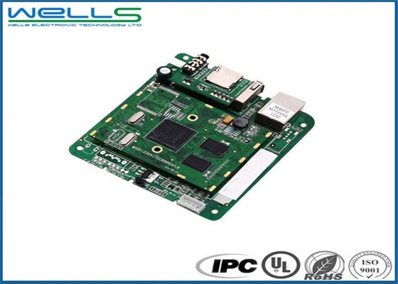 Red Solder Mask Customized PCB Assembly 3OZ Copper Multilayer Pcb Making