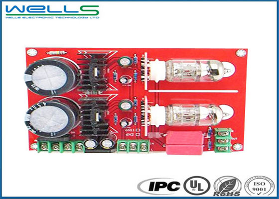 Red Solder Mask Customized PCB Assembly 3OZ Copper Multilayer Pcb Making