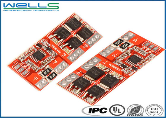 PCB PCBA Manufacturer PCB Assembly FR4 Material 1OZ Copper Thickness 1.2mm Red