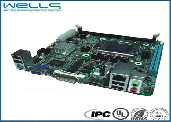Smart PCB Assembly prototype of multilayer 1oz FR4 High TG ENIG IPC-6012D