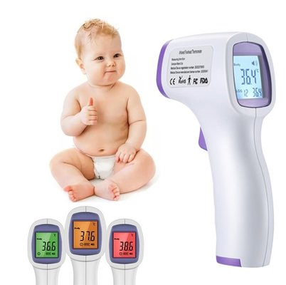 LCD Display Pcb Board Digital Infrared Forehead Thermometer