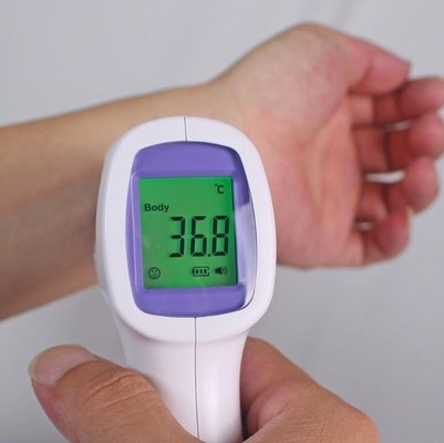 Infrared Sensor Plastic DC 9V Portable Infrared Thermometer