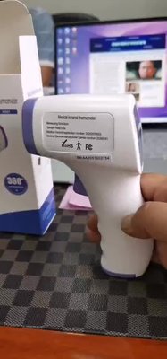 Infrared Sensor Plastic DC 9V Portable Infrared Thermometer