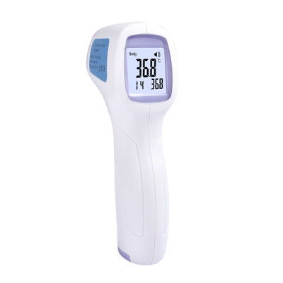 LCD Display Fever Alarm Non Contact Infrared Forehead Thermometer