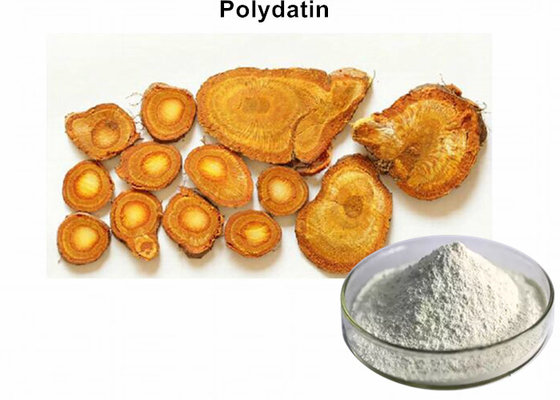Antitussive 95% Resveratrol Powder White Precursor Polydatin CAS 65914 17 2