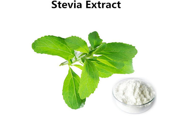 80% Glucosyl Stevioside Organic Herbal Extracts , White Powder Stevia Leaf Extract No Bitterness