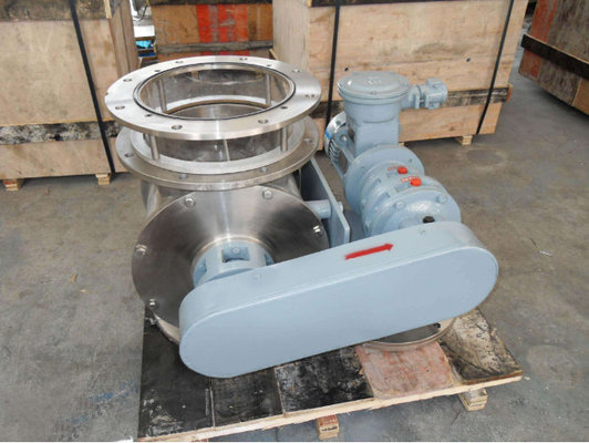 380v / 50hz  Anval Rotary Valves , custom discharge unloading rotary airlock valve
