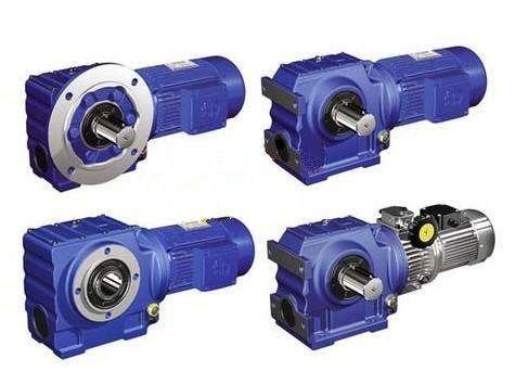 Helical Worm Gear Reducer Alloy Steel 40Cr Material With Electric Motor