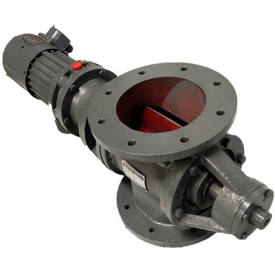 High Pressure Rotary Feeder Valve 1.5KW Power Casting Iron In Gray Colour