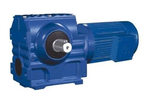 S series 90 degree shaft helical worm gear reducer motor reducer