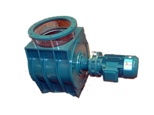 Square Type Cast Iron Rotary Valve , Rotary Airlock Unloading Discharge Valve