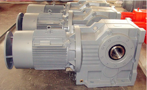K Series Helical Bevel Gear Reducer With Motor for sugar cane
