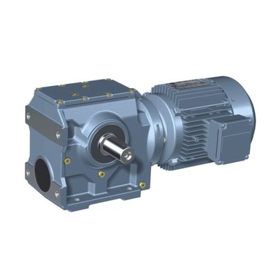 Horizontal Worm Speed Reducer Easy Mounted HBS190 - 240 Housing Hardness