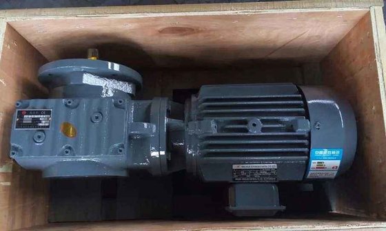 Helical Worm Gear Reducer Alloy Steel 40Cr Material With Electric Motor