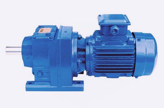 Mounting Arrangement Electric Motor Reducer , Low Output Speeds Gear Reduction Motor
