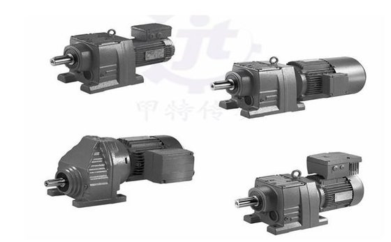 Mounting Arrangement Electric Motor Reducer , Low Output Speeds Gear Reduction Motor