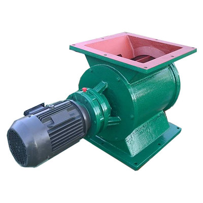 Dust collector airlock rotary feeder with motor , airlock feeder rotary