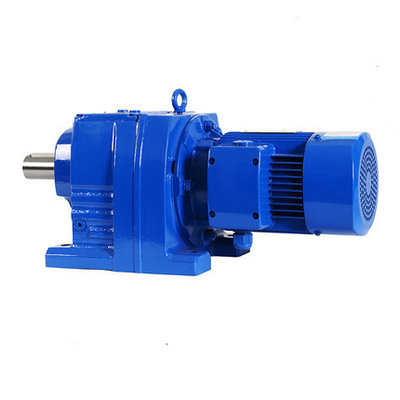 R Series helical gear hard tooth surface electric motor speed reducer