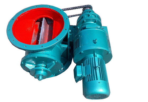 Square Type Cast Iron Rotary Valve , Rotary Airlock Unloading Discharge Valve