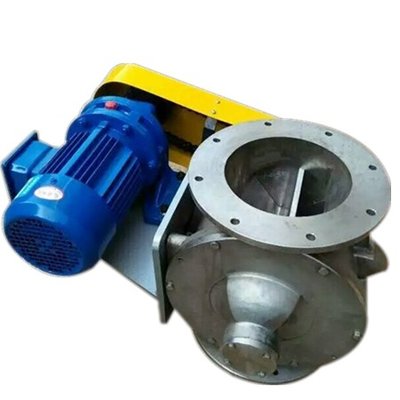 Square Type Cast Iron Rotary Valve , Rotary Airlock Unloading Discharge Valve