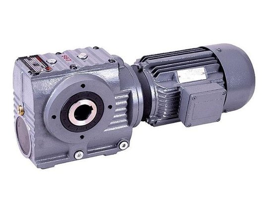 S Series Worm Gear Speed Reducer , Ac Motor Gear Reducer 1.8-61rpm Speed